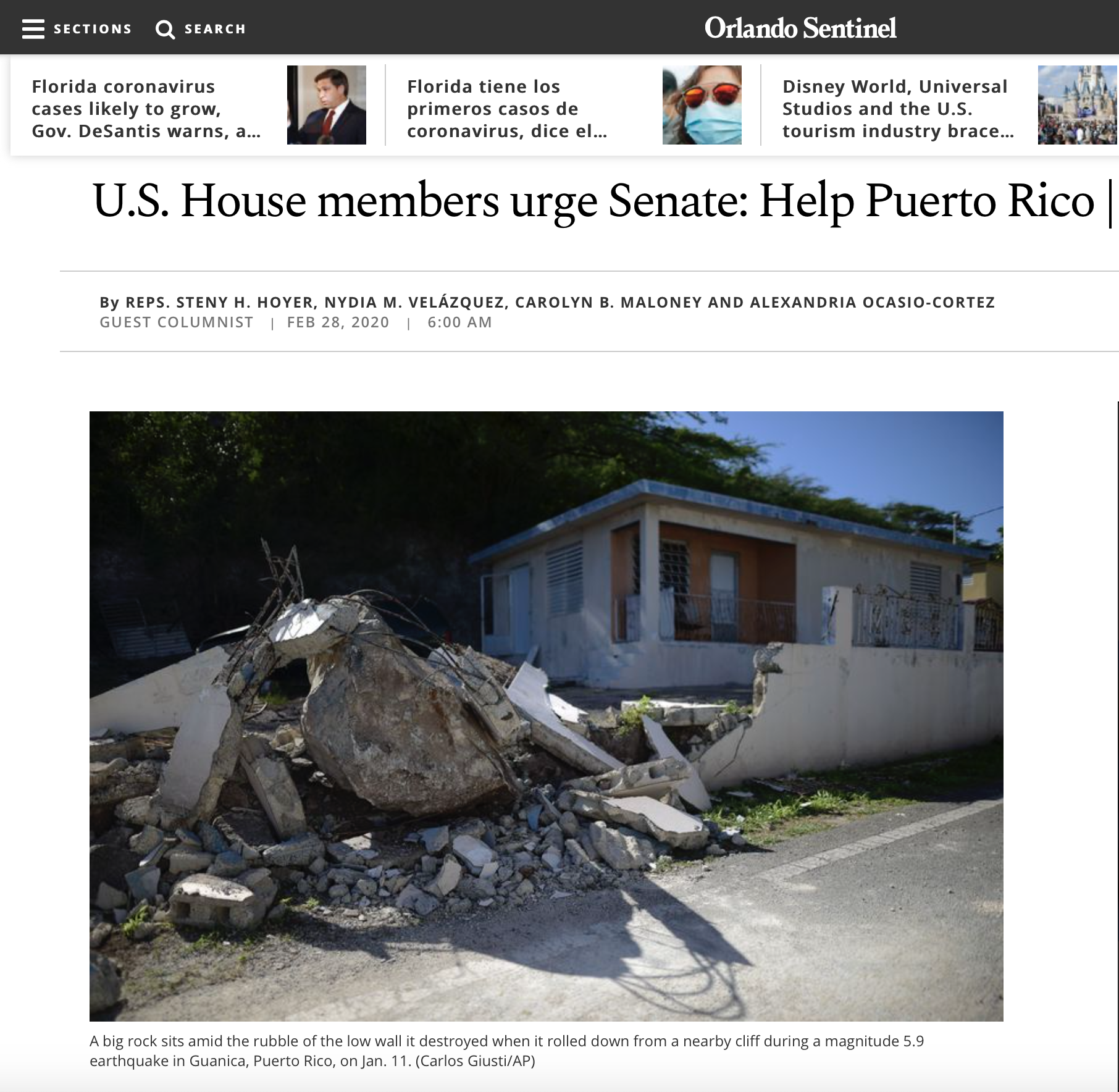 Congresspeople Ask Colleagues to Help Puerto Rico | Puerto Rico 51st